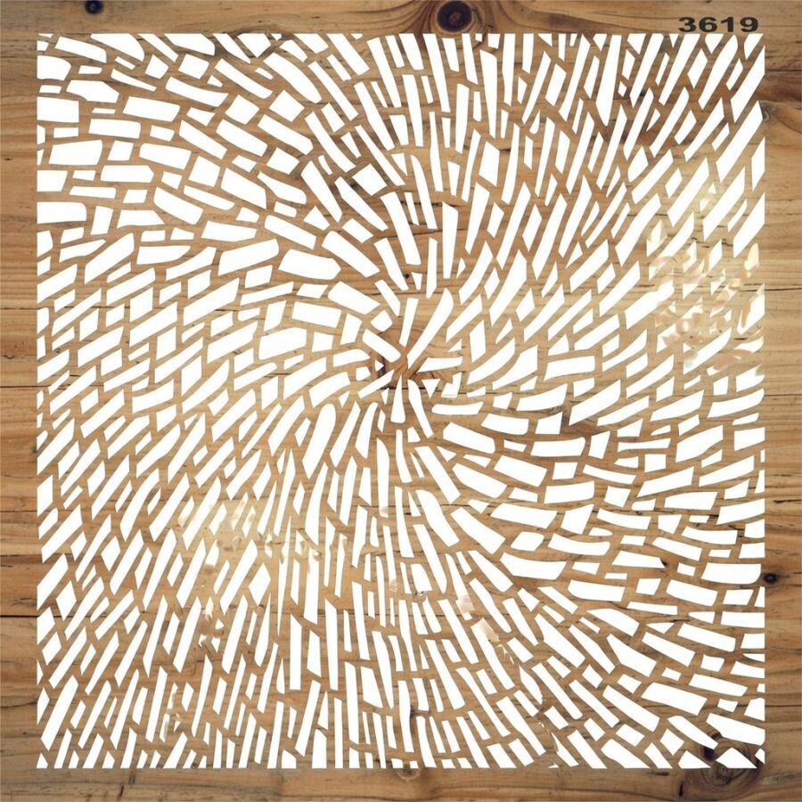 Karma - Stencil Boyama Şablonu Geometrik Tekrarlayan Desenler ...